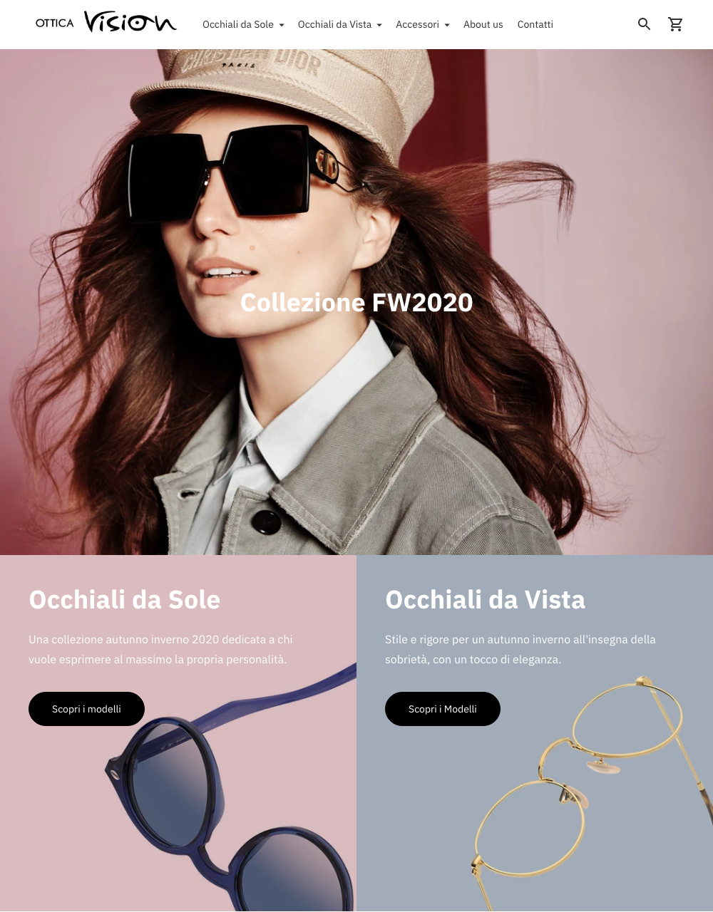 Ottica Vision | Shopify Store Showcase